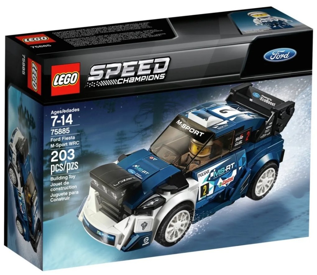 Stavebnice lego speed champions 75885 ford fiesta m-sport wrc