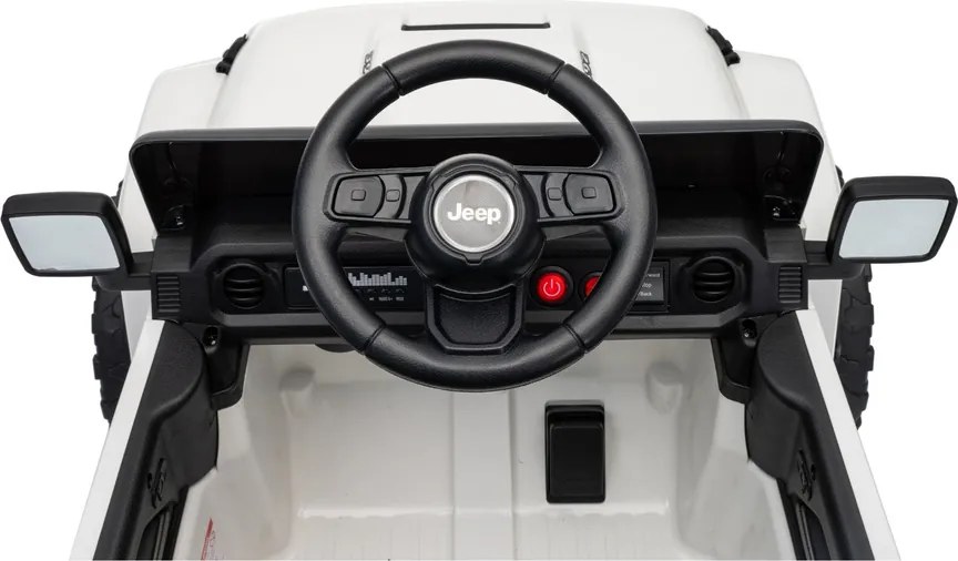 LEAN CARS Akumulátorové vozidlo Jeep Rubicon DK-JWR558 24 V, bílé