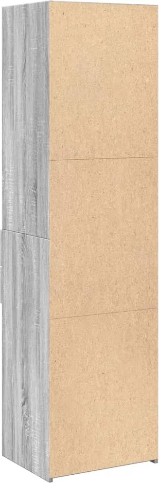Skříň highboard šedá sonoma 50 x 42,5 x 185 cm kompozitní dřevo 3281460
