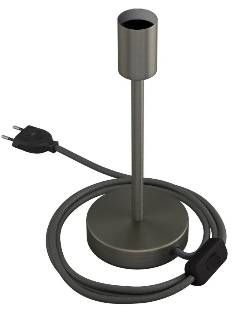 creative cables Kovová stolní lampa Alzaluce Velikost: 20 cm, Barva: Měď