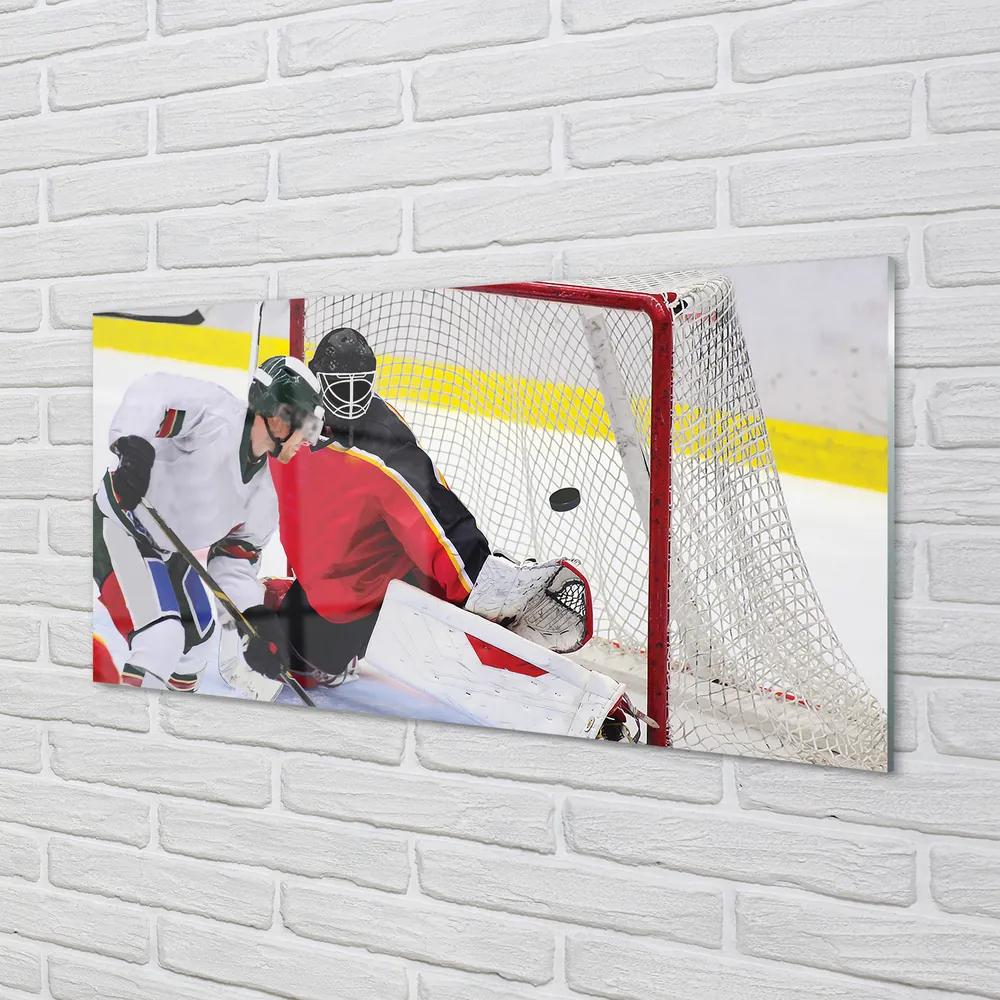 akrylový obraz brána hokej 125x50 cm