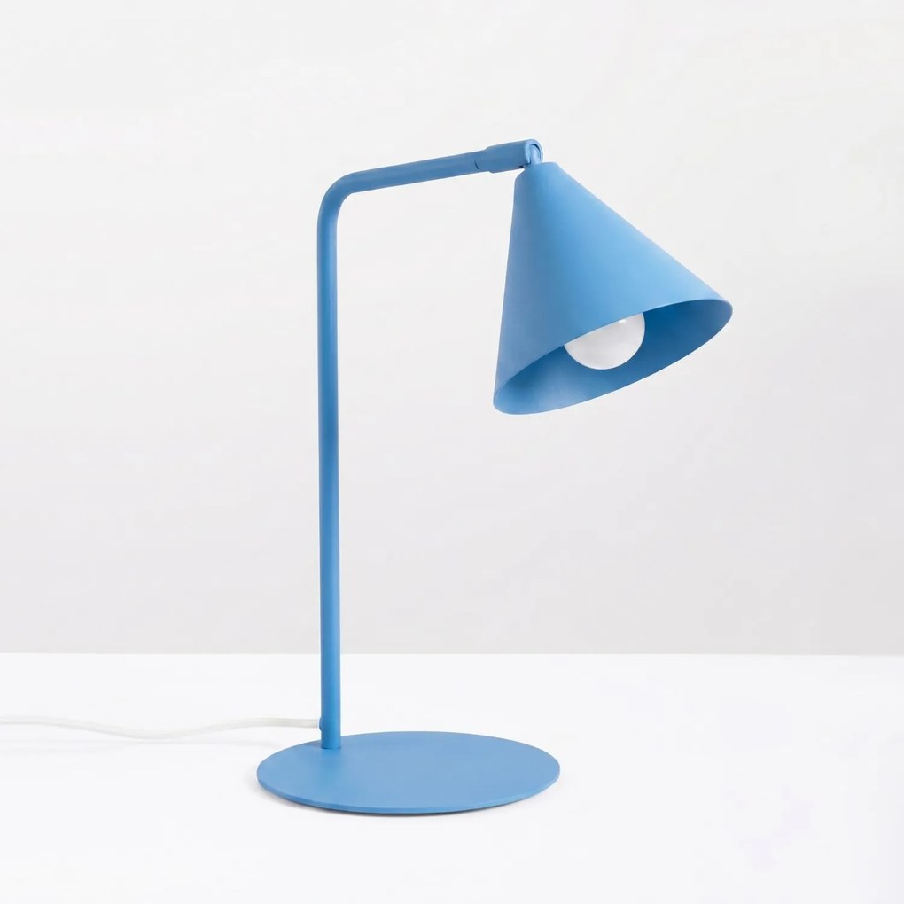 Sollux Lighting Stolní lampa NOX světle modrá