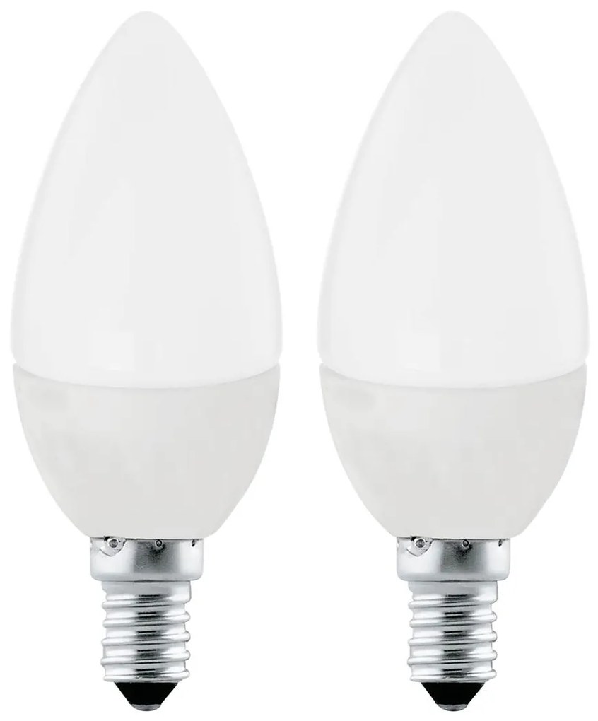 Sada LED žárovek, E14, C37, 4W, 320lm, neutrální bílá Eglo LM_LED_E14 10793