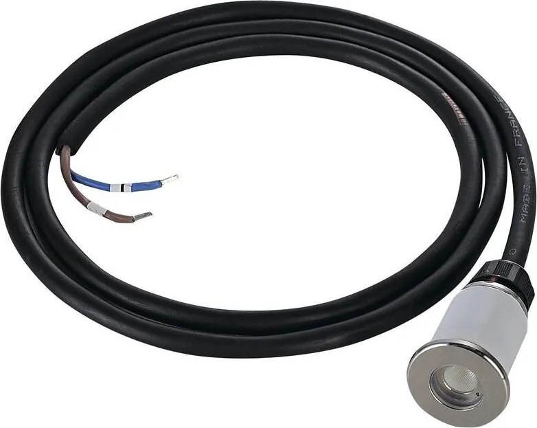 LA 233540 Zapuštěné podlahové svítidlo DASAR LED MINI, kruhové, nerezová ocel 316, 2 W, 3000K, 12–24 V, IP67 - BIG WHITE (SLV)