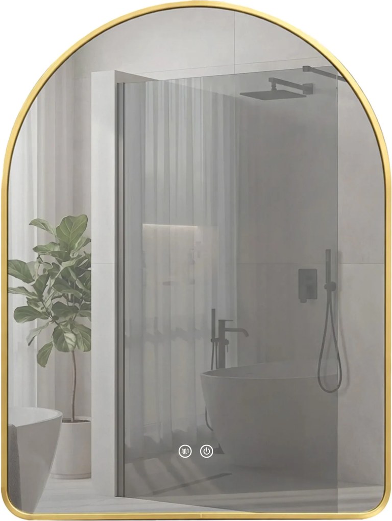 Rea Rea, Zrcadlo LED 80x60cm CAMLOT, HOM-01518
