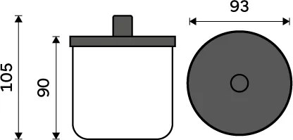 Nimco Dóza na kosmetické tampóny ABU - ABH 51-88