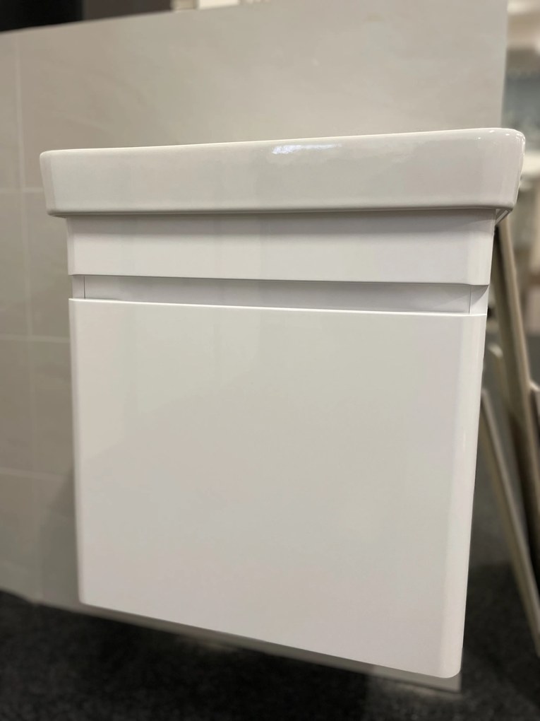 Lavedo Vivace White Air 50 koupelnová skříňka s umyvadlem, lesk