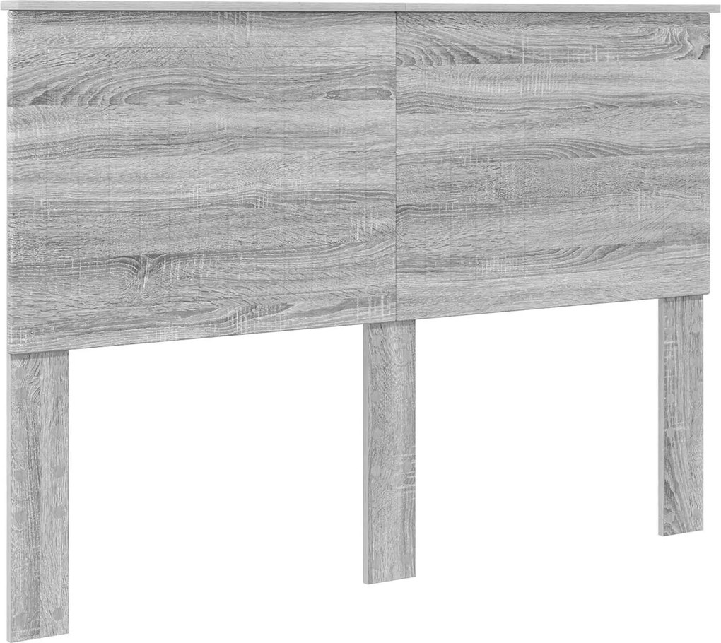 Rám postele Šedá Sonoma 140 x 190 cm Masivní borové dřevo 3411015