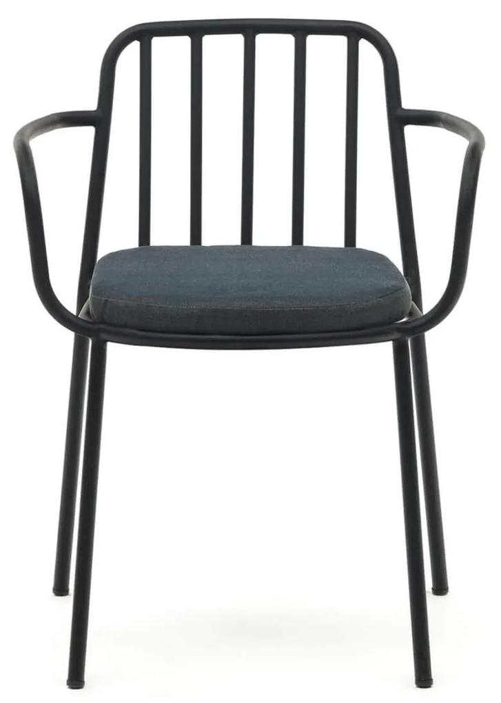 Zahradní židle manta černá MUZZA