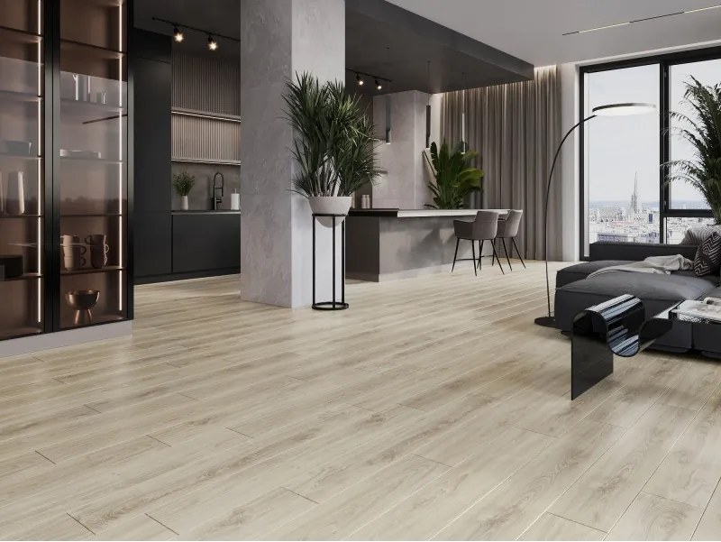 Mexen Madison vinylové panely 1240 x 182 mm SPC 6,5 mm, podklad IXPE 1,5 mm, 4 V-drážka, Dub - F1045-1240-182-505-4V1-01