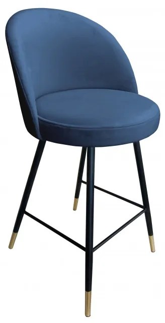 Barová židle Glamon černo-zlaté nohy