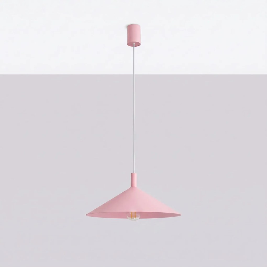 Sollux Lighting Závěsné svítidlo NOX 40 růžové