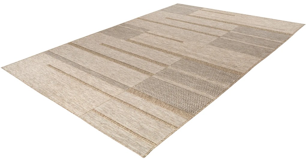 Obsession, Kusový koberec My Oslo 706 Taupe – na ven i na doma, 80x150, hnědá, chodba / předsíň
