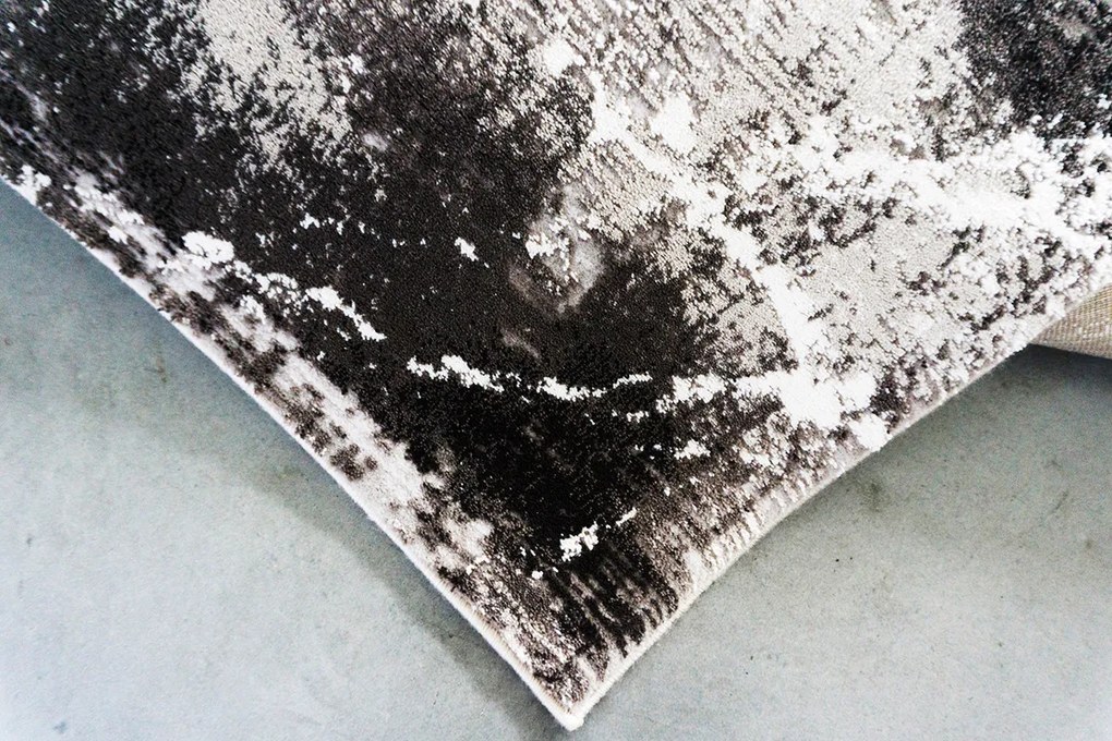 BE Koberec Mitra 3002 GREY - šedý obdélníkový Rozměr: 120x180 cm