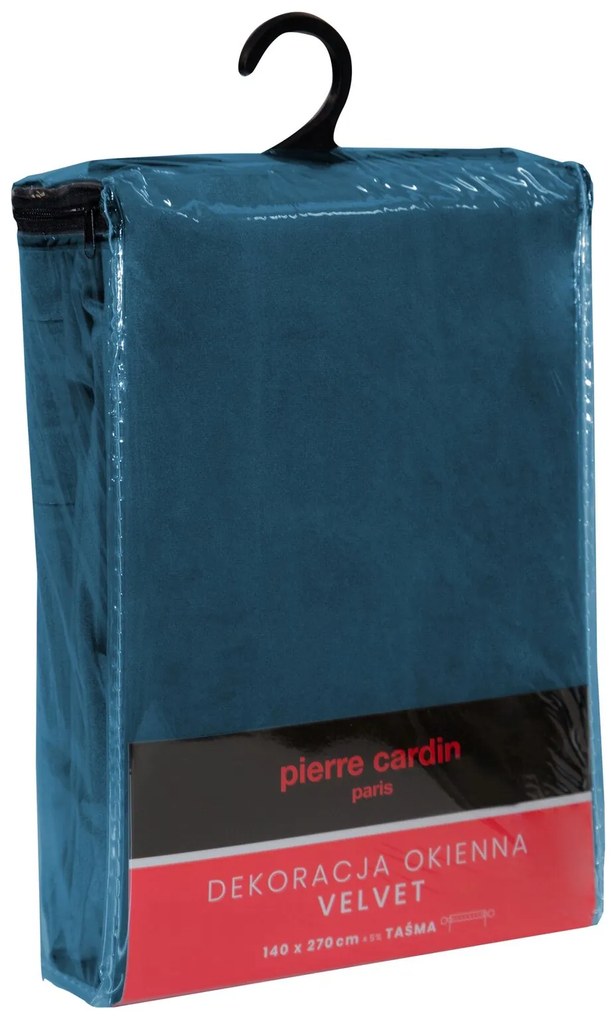 ZATEMŇOVACÍ ZÁVĚS NA PÁSCE PIERRE CARDIN SIBEL 140X270 CM TMAVĚMODRÁ