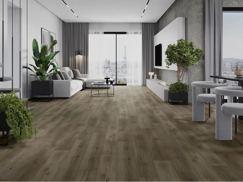 Mexen Perry vzorek vinylových panelů SPC 6,5 mm, podklad IXPE 1,5 mm, 4 V-drážka, Dub - F1021-S
