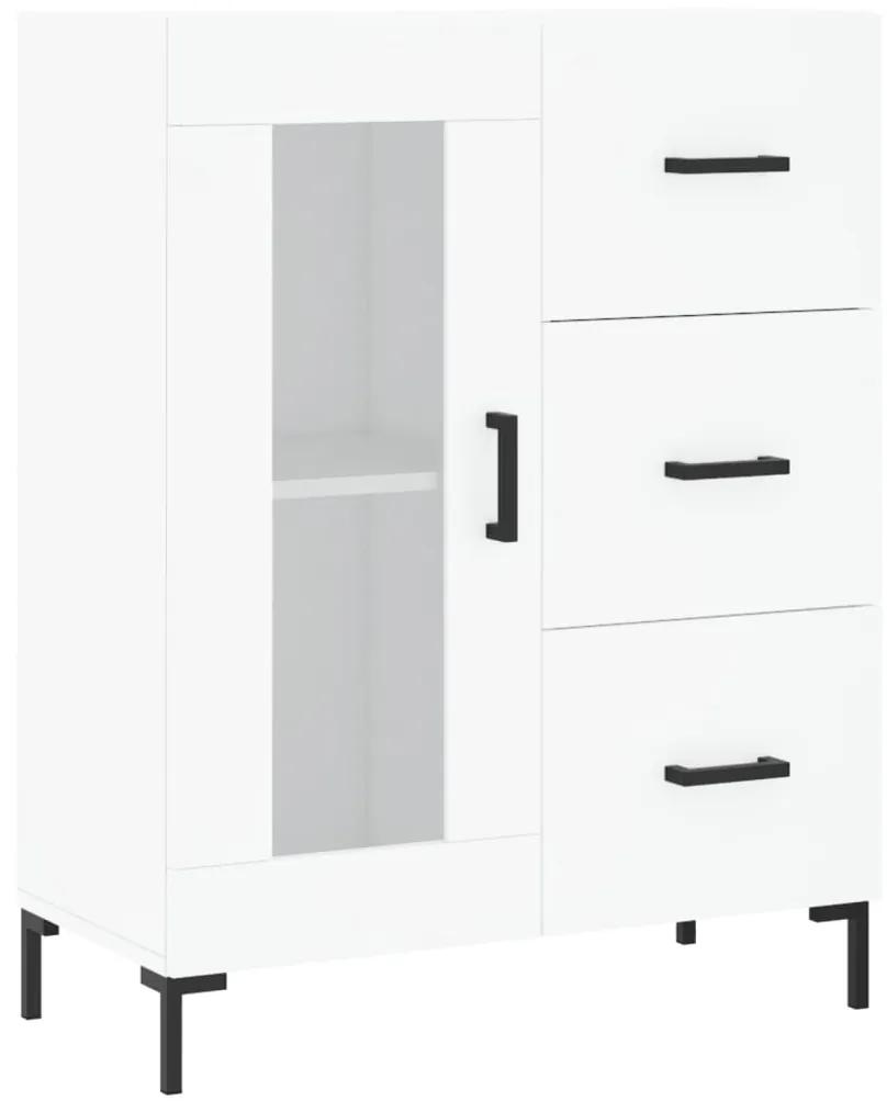 Skříň highboard bílá 69,5 x 34 x 180 cm kompozitní dřevo,  3195955