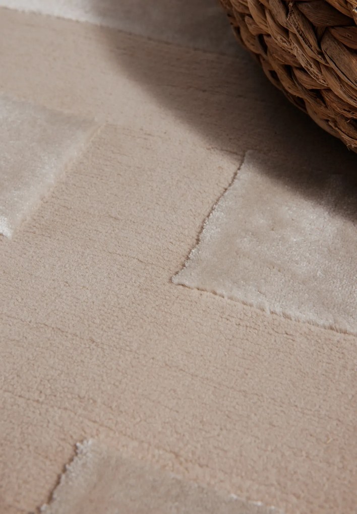 ELLE Decoration, Kusový koberec Perles 106189 Beige Cream z kolekce Elle, 160x235, béžová, ložnice