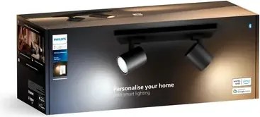 Philips Hue Runner černá / Bodové svítidlo / 2x GU10 / Bluetooth/Zigbe