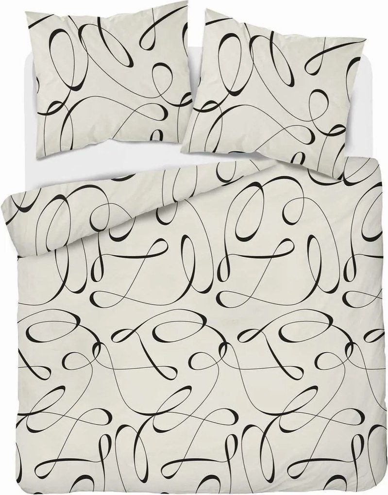 Detexpol Saténové povlečení 180x200 Esy floresy beige 4819 A Home Satén 58