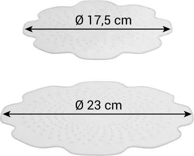 TESCOMA Silikonová pružná víka 4FOOD ø 17 a 23 cm, sada 2 ks