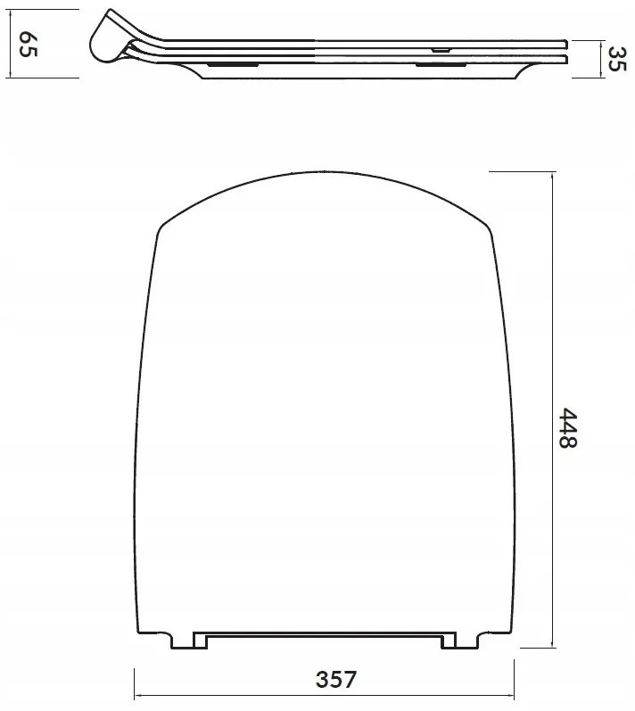 Cersanit Carina, antibakteriální toaletní sedátko z duroplastu s pomalým zavíráním, bílá, K98-0135