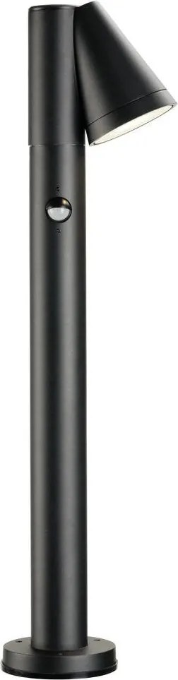 LA 1008014 T-TUBE 70 POLE venkovní volně stojící svítidlo, GU10, jednoduché, senzorové, IP44, max. 10 W, černé - BIG WHITE (SLV)