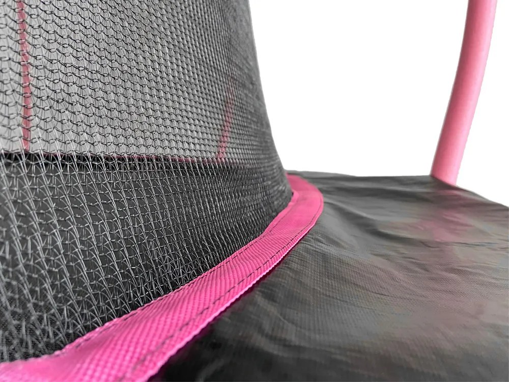 Trampolína LEAN Sport Max 426 cm černo-růžová