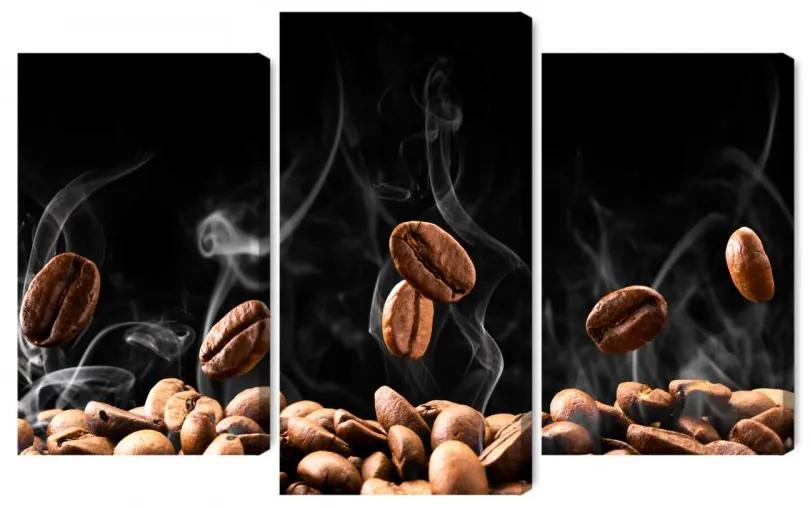 Vícedílný obraz Horká Kávová Zrna Nedostatek Nedostatek Přírodní plátno 180x120