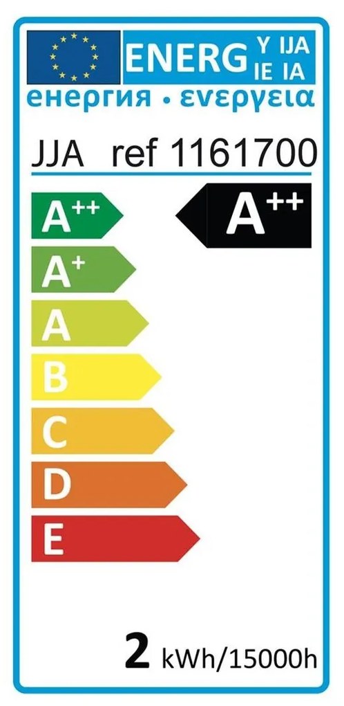 LED žárovka Amber Straight 2W E27