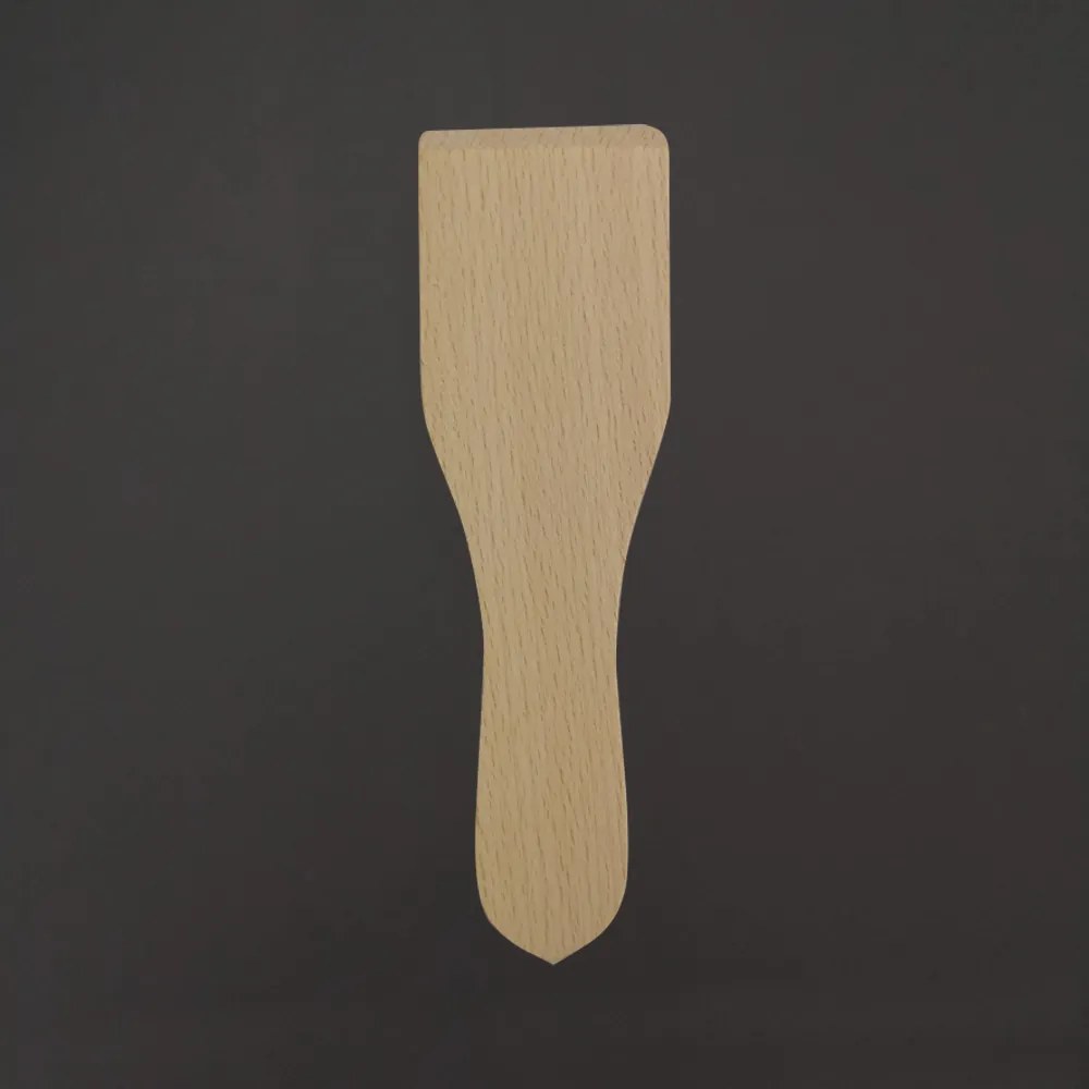 AMADEA Dřevěná lopatka, masivní dřevo, délka 13 cm