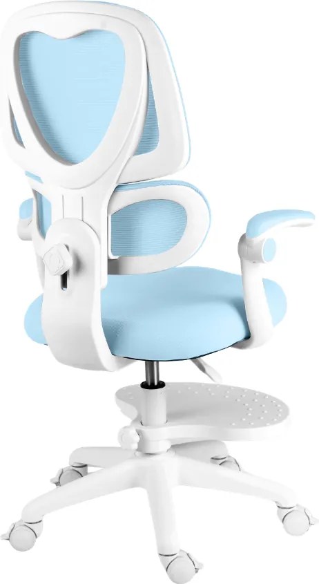 Dětská otočná židle Neoseat JUNI 023 — látka, pratelný potah, modrá