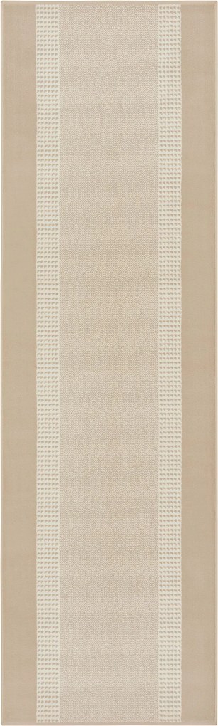 Hanse Home, AKCE: 80x200 cm Běhoun Basic 105490 Ivory, béžová, chodba / předsíň