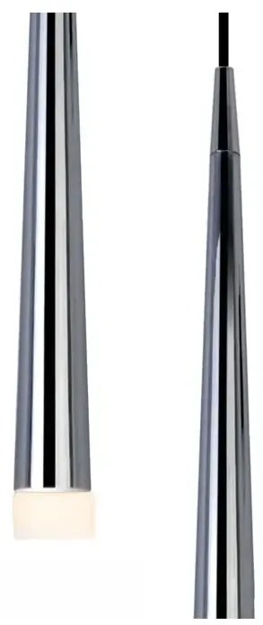 Minimalistické svítidlo Stylo 8 chrom