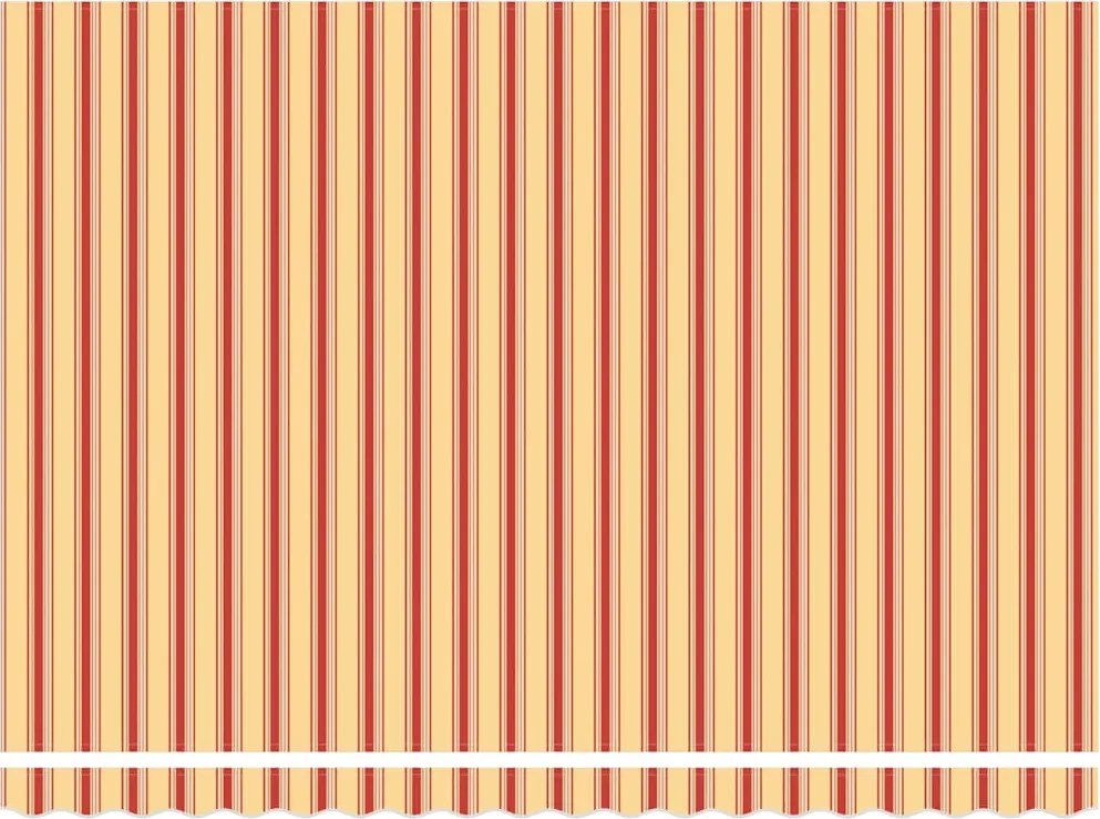 Stahovací markýza Žlutá a oranžová 450 x 350 x 165 cm 3331089
