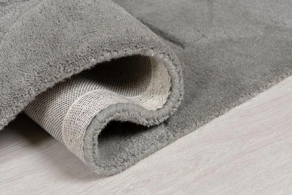 Flair Rugs koberce Kusový koberec Moderno Gigi Grey kruh - 160x160 (průměr) kruh cm