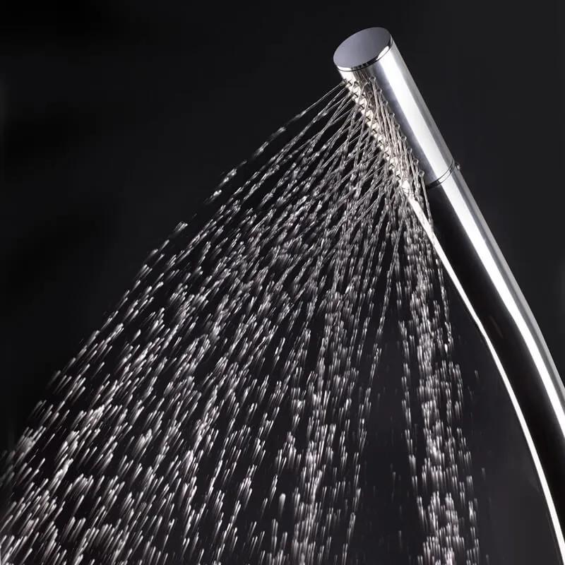 AMA Luxury Shower Venkovní sprcha Hera COLD bez nezámrzného systému broušený nerez boční