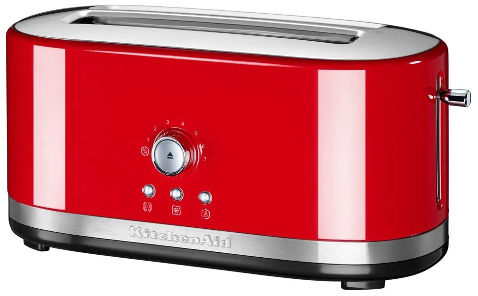 KitchenAid toustovač s dlouhými otvory a manuálním ovládáním 5KMT4116, královská červená