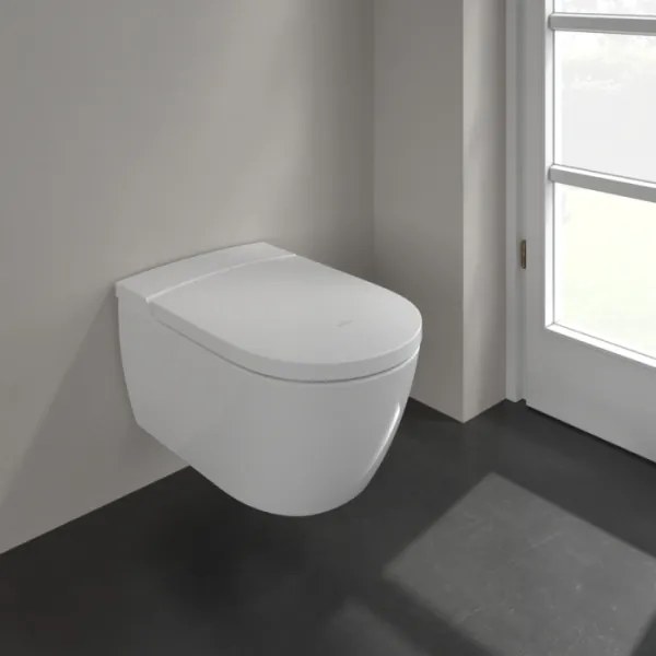 Villeroy & Boch V0E100R1 - Závěsný bidet s prk SoftClose VICLEAN alpská bílá +DO