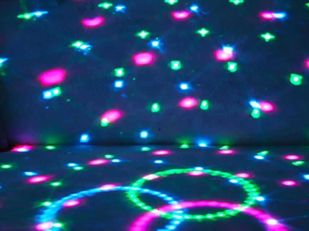 Verk Group Led disco ball mp3 usb projektor bluetooth