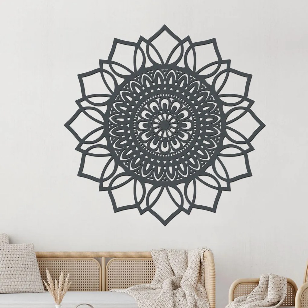 dřevo života Dřevěná mandala na zeď ŠTĚSTÍ Zvolte barvu dekoru: Buk, Zvolte rozměr Ø (cm): 40