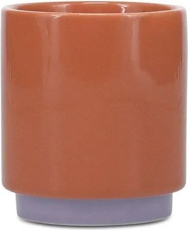 Oranžový/fialový kameninový šálek 270 ml Duo – ONA
