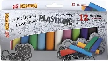 EASY Plastelína Venturio / 12 barev / 192 g
