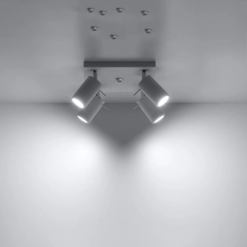 Sollux Lighting Stropní svítidlo RING 4 bílé