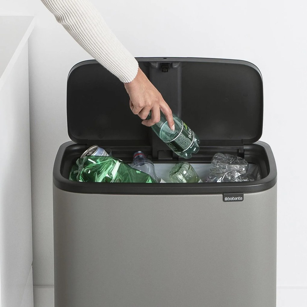 Brabantia BO Touch Bin minerální sv. šedá