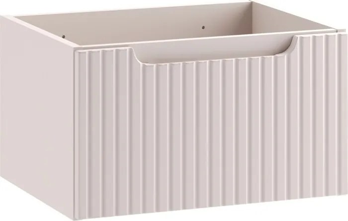 Koupelnová sestava Nova Cashmere I s deskou, regálem a skříňkami 50 cm kašmírová/dub coast evoke