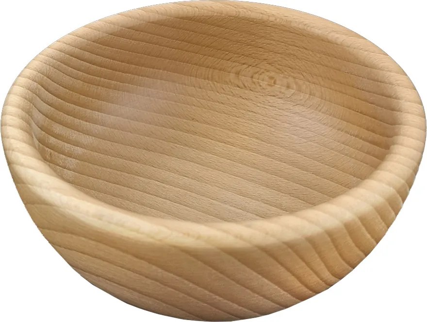AMADEA Dřevěná miska kulatá, masivní dřevo, 14 cm