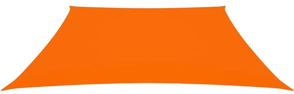 135736 vidaXL Stínicí plachta oxfordská látka lichoběžník 2/4 x 3 m oranžová
