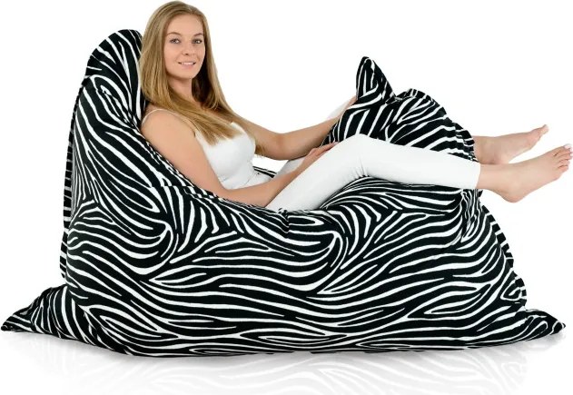 Polštář na sezení Zebra