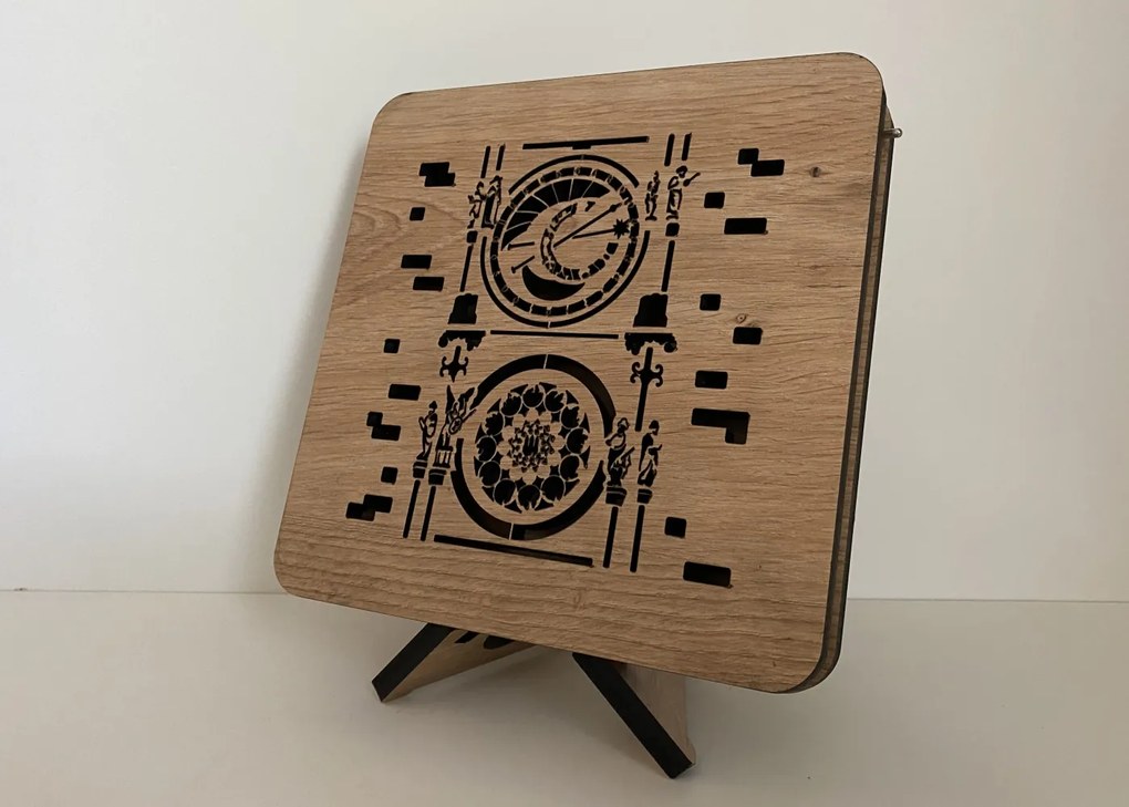 Li-Go "Orloj" lampa 19x19 cm provedení povrchu: černá s patinou
